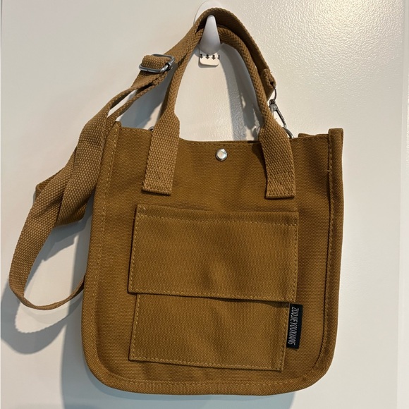Bags | New Small Multi Pocket Canvas Bag With Adjustable Shoulder Strap ...